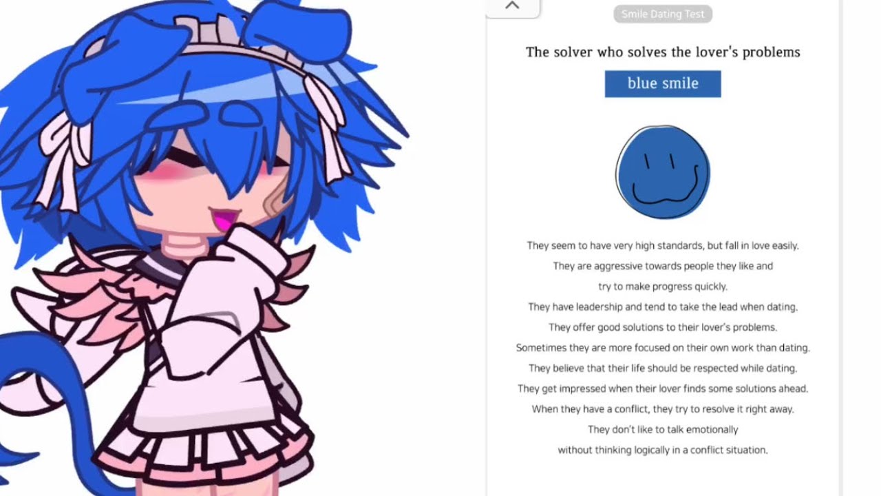 smiley dating test 😗 ️ - YouTube