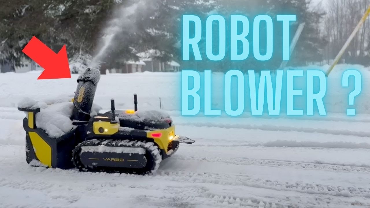 Yarbo Robot Snow Blower | A Game Changer ! - YouTube