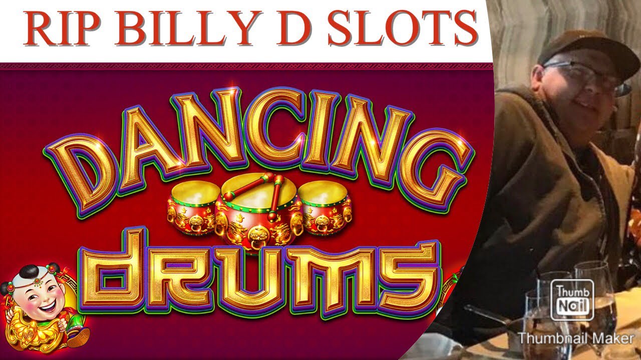 Playing dancing drums for Billy D Slots! - YouTube