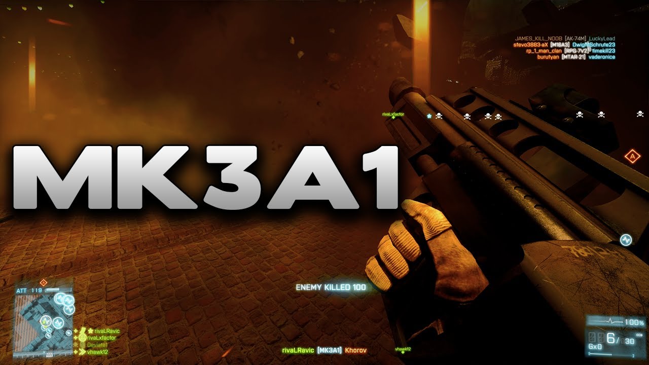 Battlefield 3 MK3A1 + Slugs w/ Xfactor - YouTube