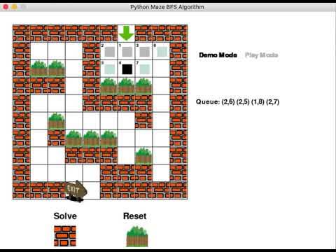 Breadth First Search Algorithm: Maze Solver - YouTube