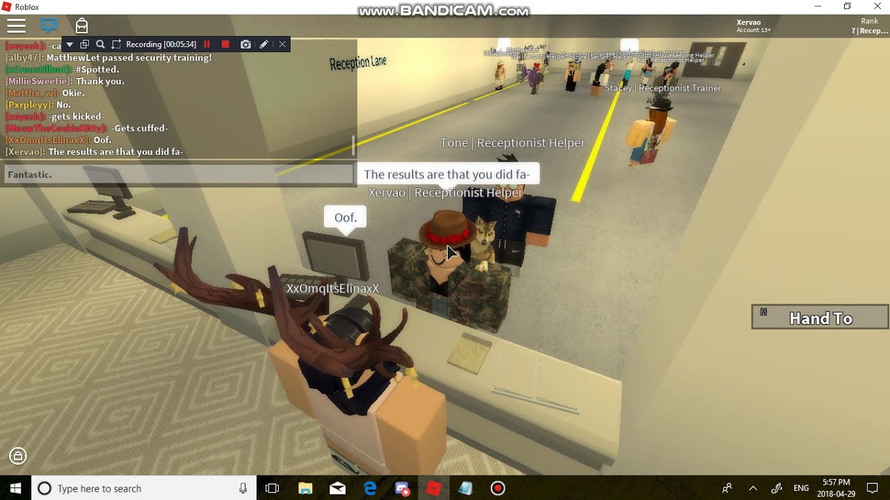 ROBLOX HILTON HOTELS TRAININGS | Being a helper with a partner ...