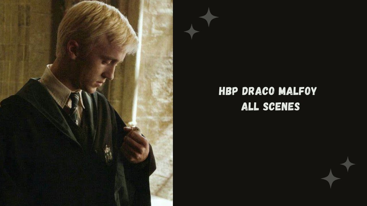 Draco Malfoy ALL HBP scenes 4k - YouTube