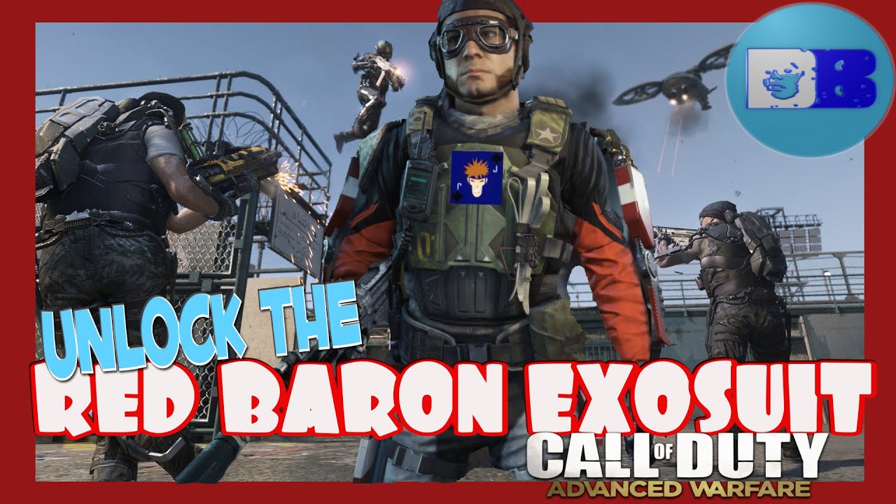 Call of Duty : Advanced Warfare - How to unlock the Red Baron Exosuit ...