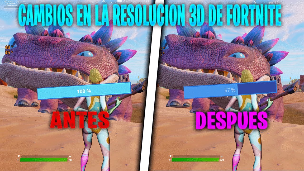 FORTNITE OPTIMIZA LA RESOLUCION 3D DEL RENDIMIENTO BETA - MIRA ESTE ...