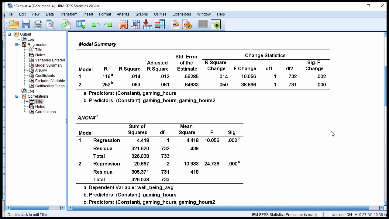 V14.9 - Curvilinear (Non-Linear) Regression in SPSS - YouTube