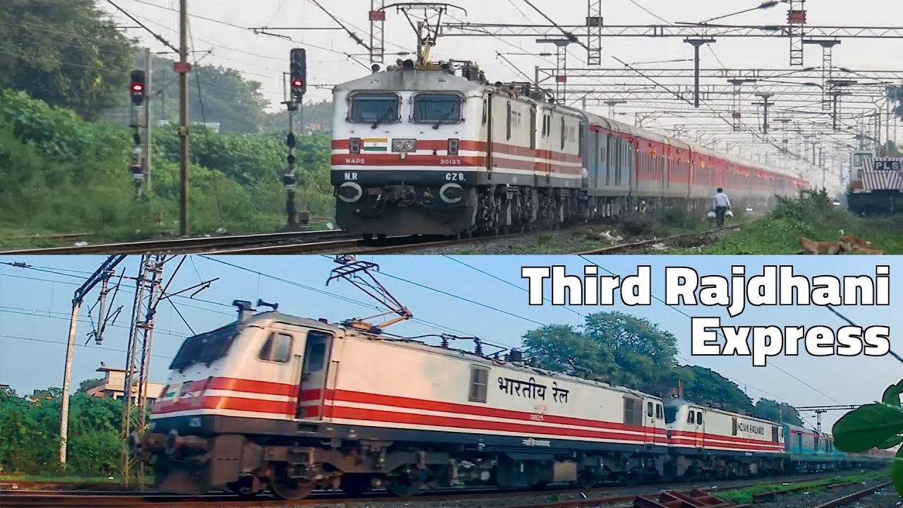 New Era of Rajdhani Trains..!! Third Rajdhani From Mumbai with Twin ...