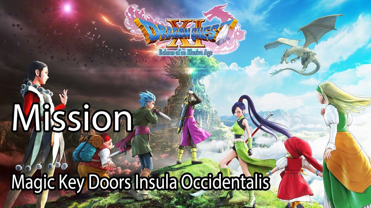 Dragon Quest XI Mission Magic Key Doors Insula Centralis - YouTube