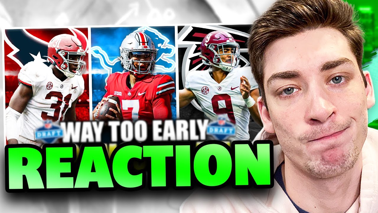 Reacting to my Way Too Early 2023 NFL Mock Draft - YouTube