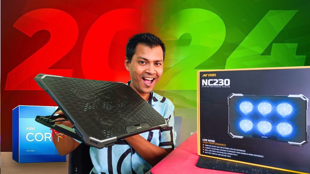Ant Esports NC230 RGB Gaming Notebook Cooler Pad Review - Cheap & Best ...
