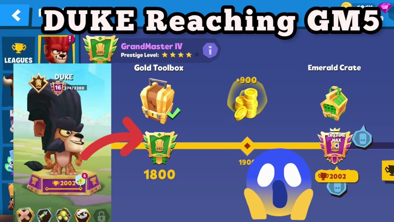 Duke Reaching GM5 for first time |Claiming Rewards ☺️😋 |Zooba-zoo ...