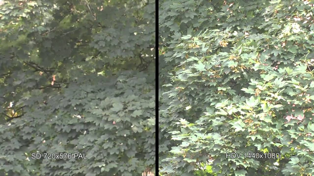 Qualitätsvergleich Mini DV und HDV - YouTube