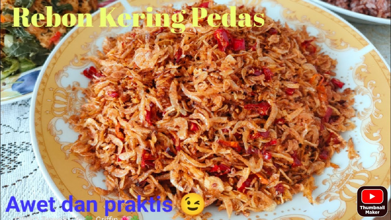 Resep simple rebon kering pedas, awet, praktis dan bisa jadi stok lauk ...