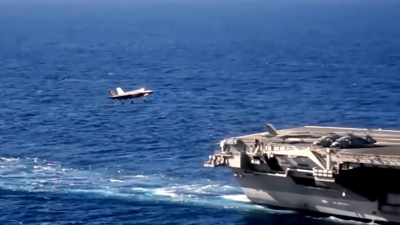 Incredible aircraft carrier landings - YouTube