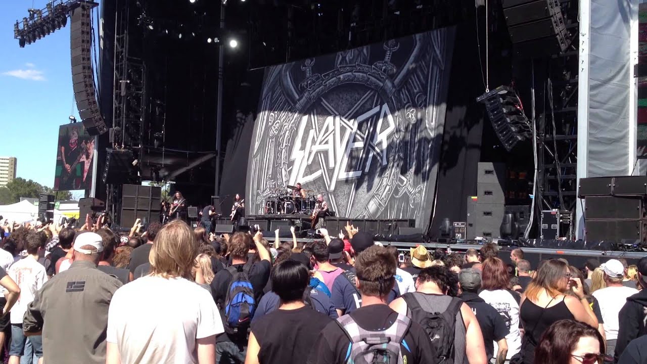 Slayer - War Ensemble (Jon Dette on Drums) [Soundwave Festival ...