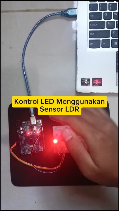 Projek kontrol LED menggunakan sensor LDR di Arduino Uno #shorts #arduino #arduinoproject # ...