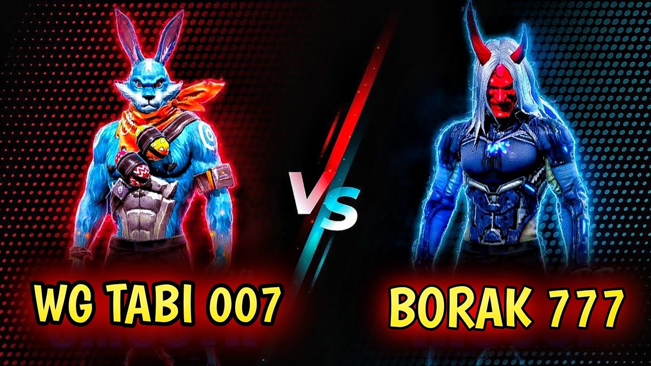 Borak x 777 vs WG Tabi 007 | Free Fire | 1 v 1 Friendly Clash squad ...