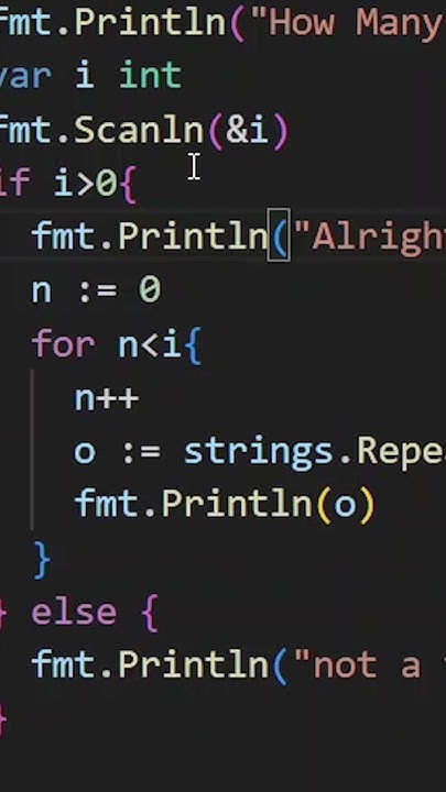 Build A Simple Golang Project Cs50 Mario Tech Technology Programming Codingprojects Youtube
