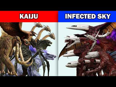 Monsterverse Kaiju vs Infected Sky Fitness Level Compared