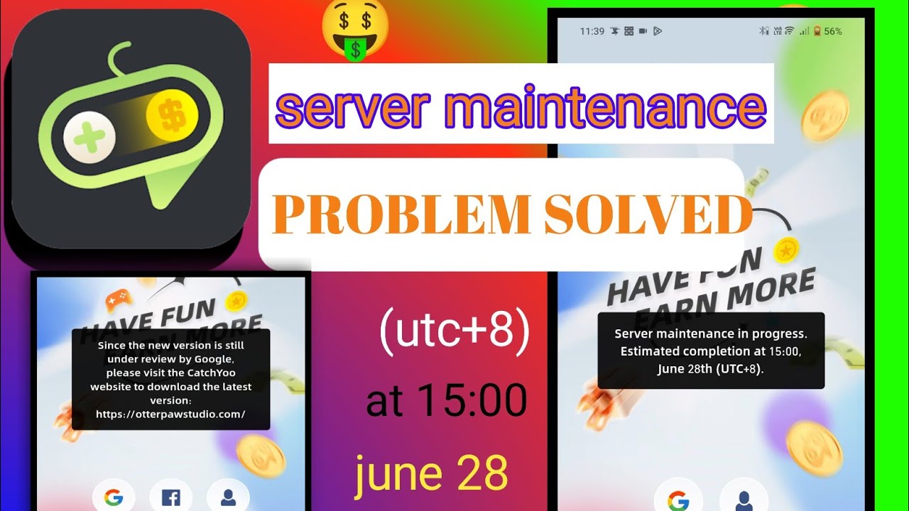 Catch yoo app login problem fix kaise kare | server maintenance in ...