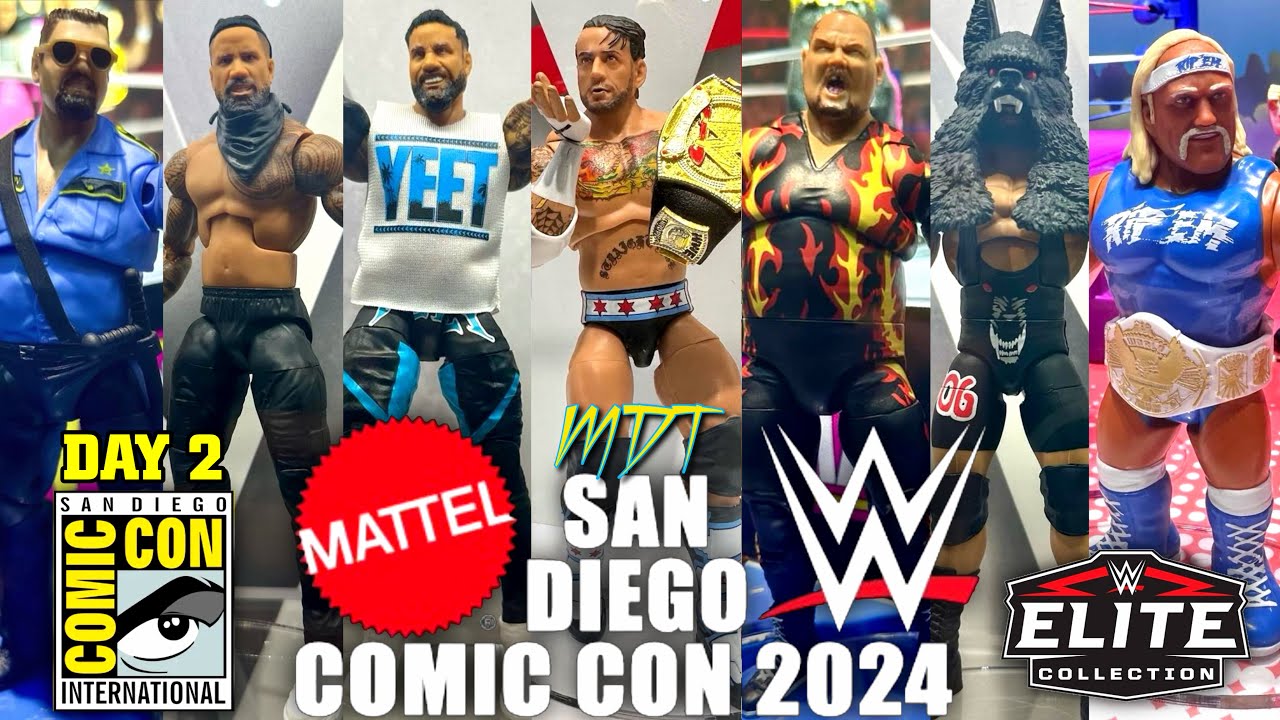 EPIC WWE Figures Revealed At San Diego Comic Con 2024! - YouTube