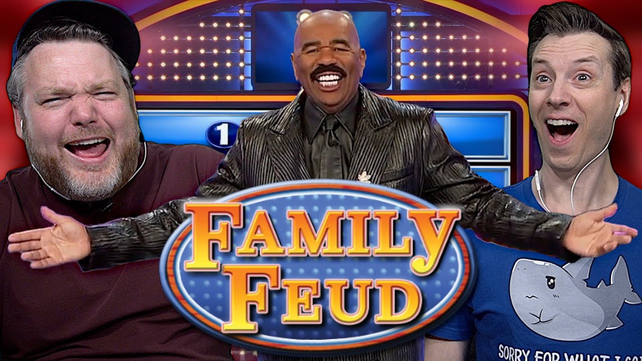 Survey Says… CHAOS 😂 - Family Feud First Time Watching Reaction - YouTube