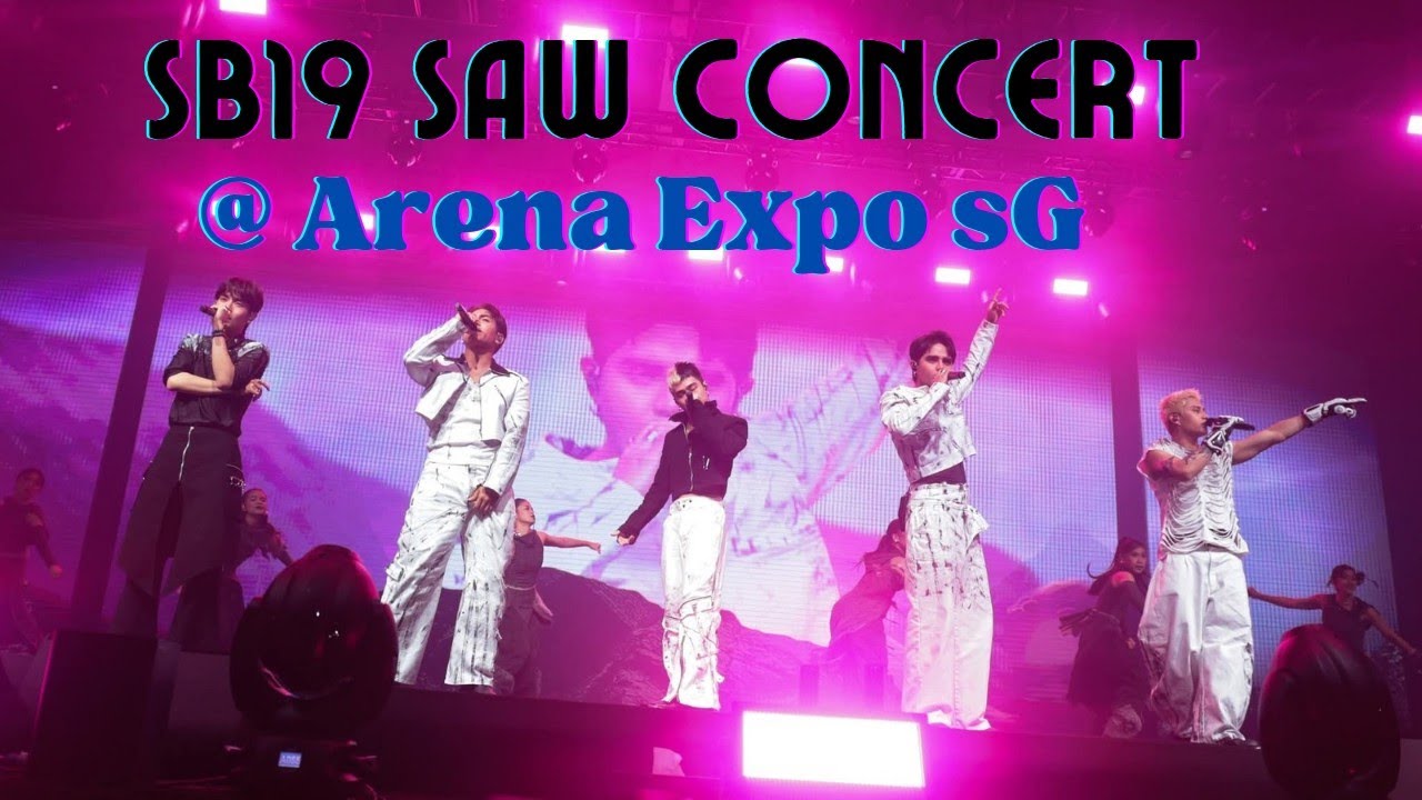 SB19 SAW Concert Experience in Arena Expo Singapore - YouTube