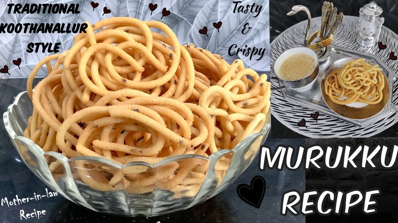 ⚡️Murukku recipe/Koothanallur traditional Method/Riceflour crispy ...