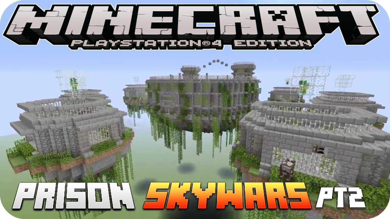 Minecraft Prison SkyWars Build PT2~Mini Games PS3,PS4,XBOX 360 Edition ...