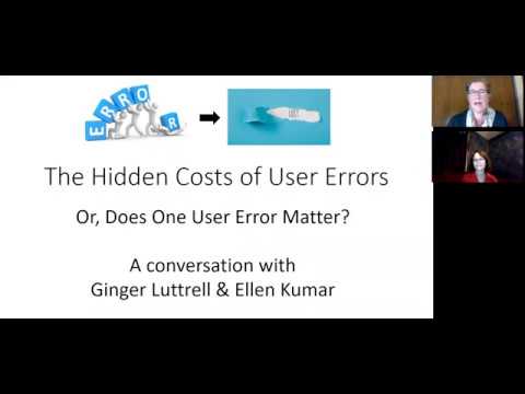 Does One End User Error Matter? - YouTube