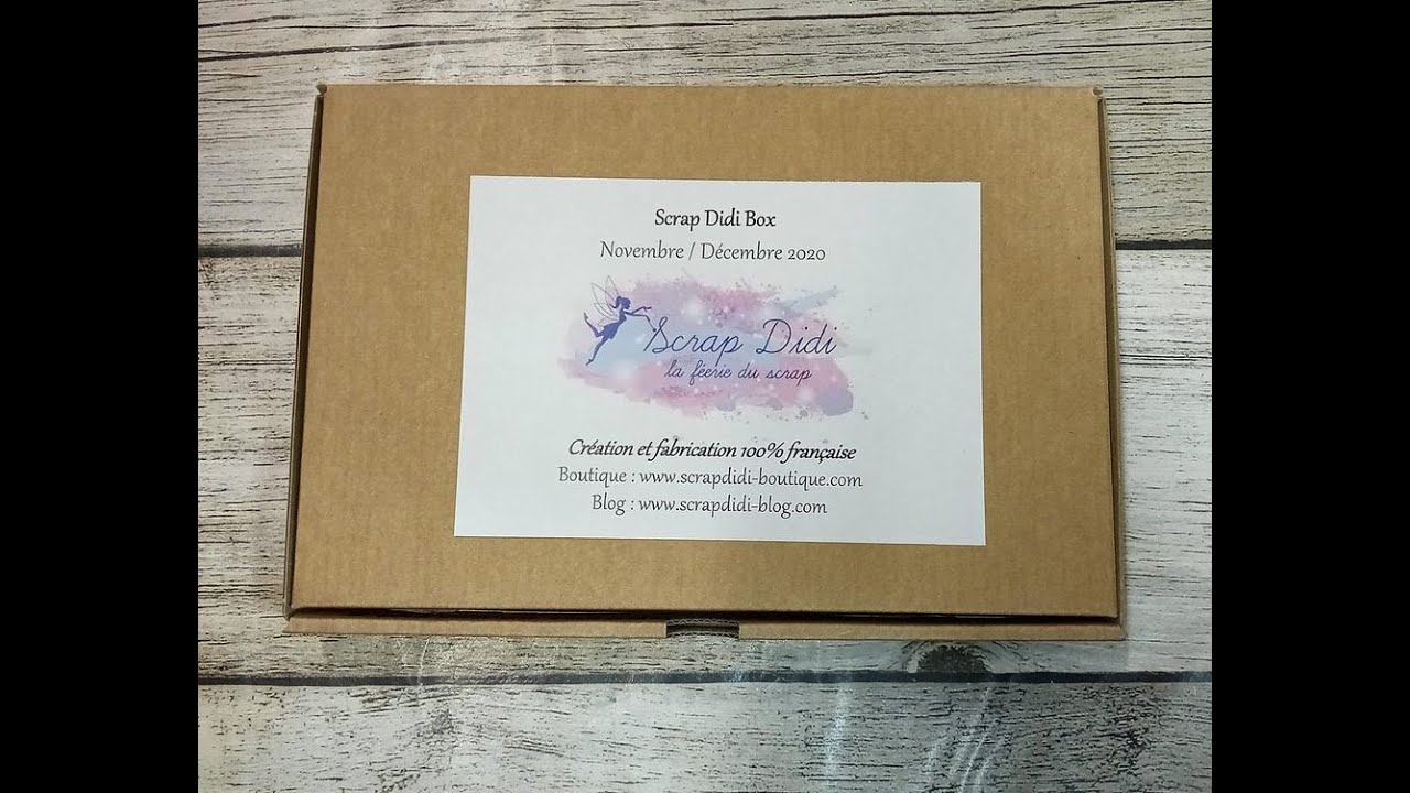 Ouverture découverte de la Scrap Didi Box Novembre-Décembre 2020 ...