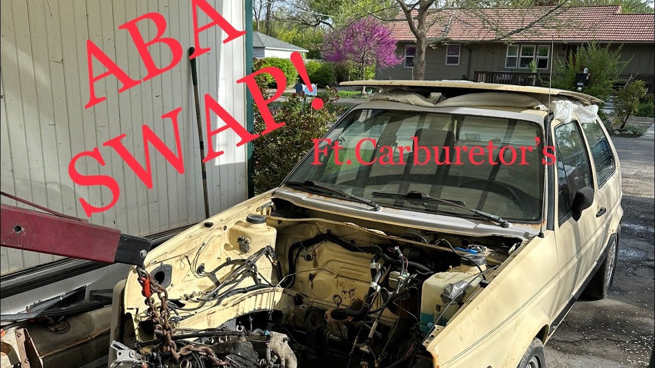 Volkswagen Golf Mk.2 swapped with ABA & DCOE Webers - YouTube