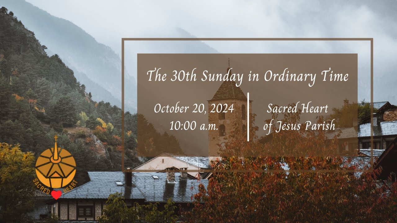 The Twenty-Ninth Sunday in Ordinary Time (Sunday Mass)- October 20 ...