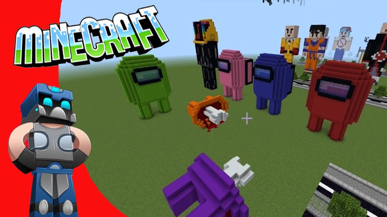 Minecraft: Como hacer Among us 3D Tutorial - YouTube