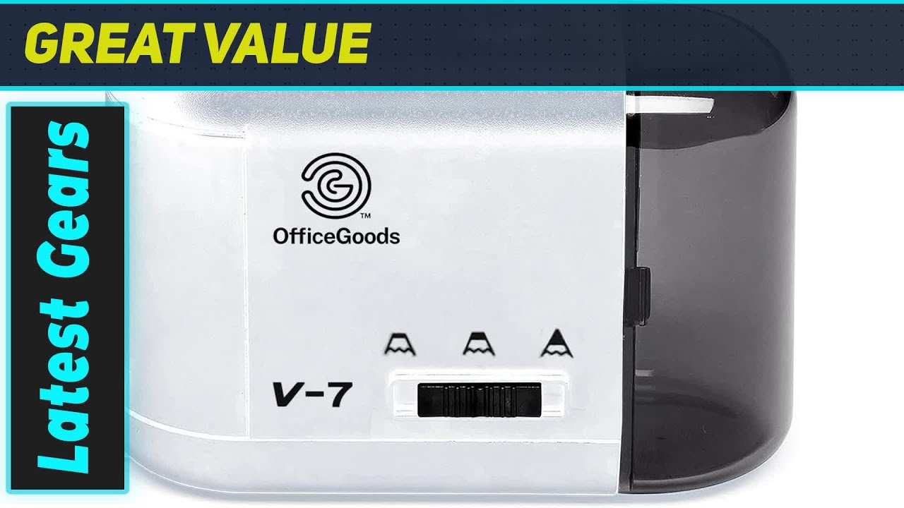 Best Portable Pencil Sharpener? OfficeGoods Electric Sharpener Tested ...