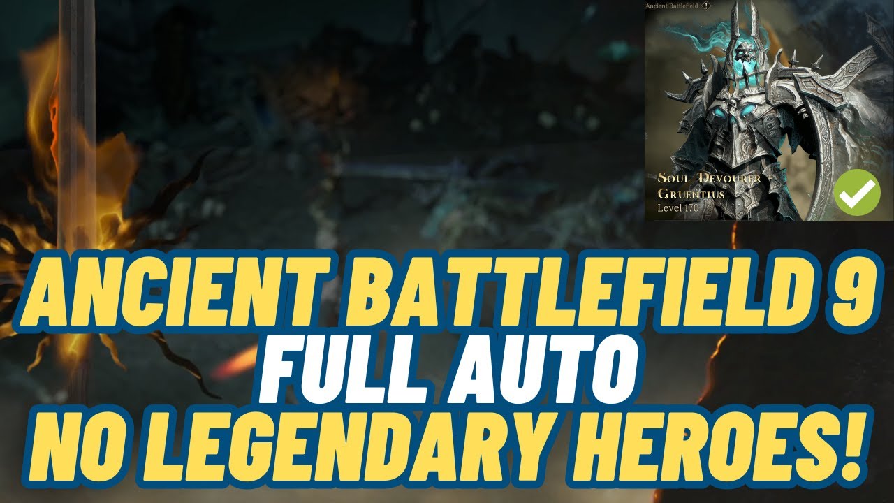 Ancient Battlefield 9 FULL AUTO | F2P Friendly - No Food Required! 🐉 ...