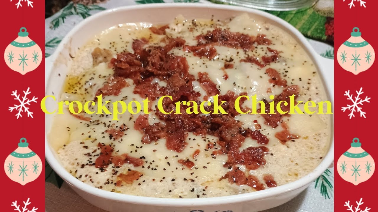 Crockpot Crack Chicken! Fast and easy recipe!! Countdown to Christmas ...