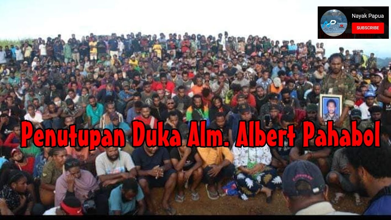 Penutupan Duka Alm. Albert Pahabol - YouTube