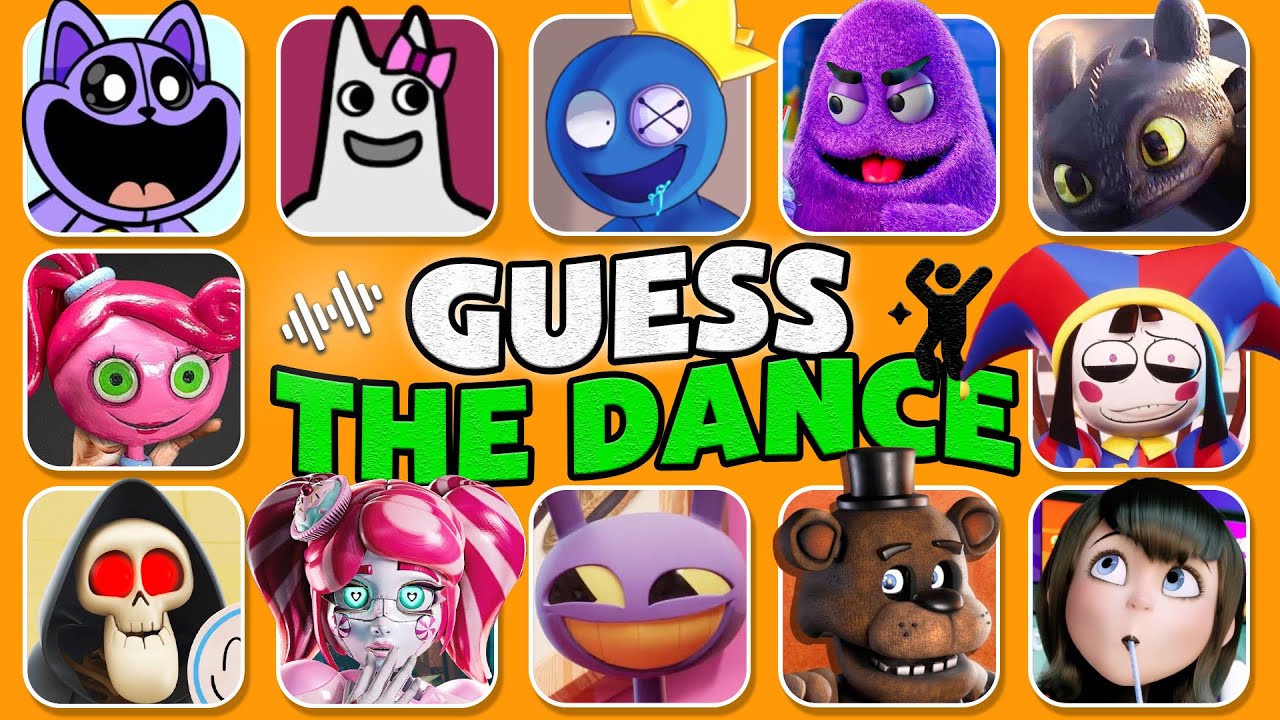 🔊Guess the MONSTER by DANCES & Who Dance BETTER?💎🎵 Toothless, Wednesday ...