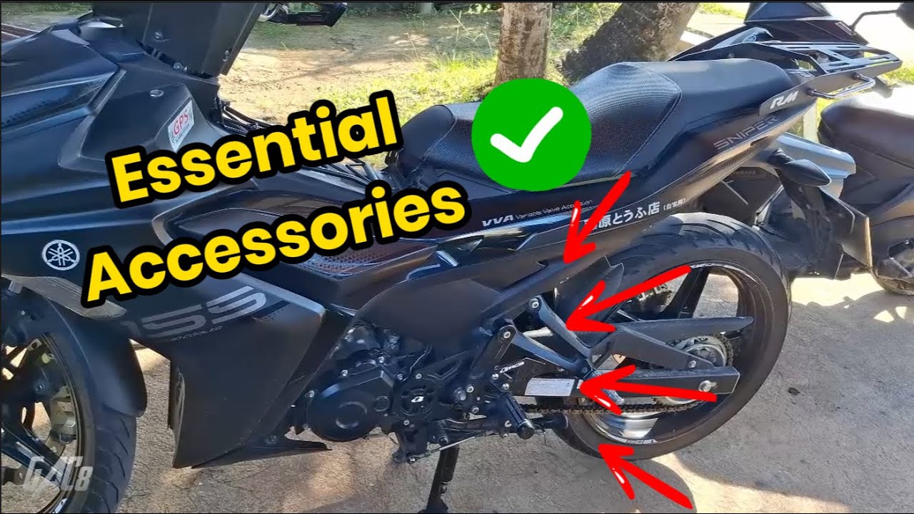 Yamaha Sniper 155 - Top 8 Essential Accessories - YouTube