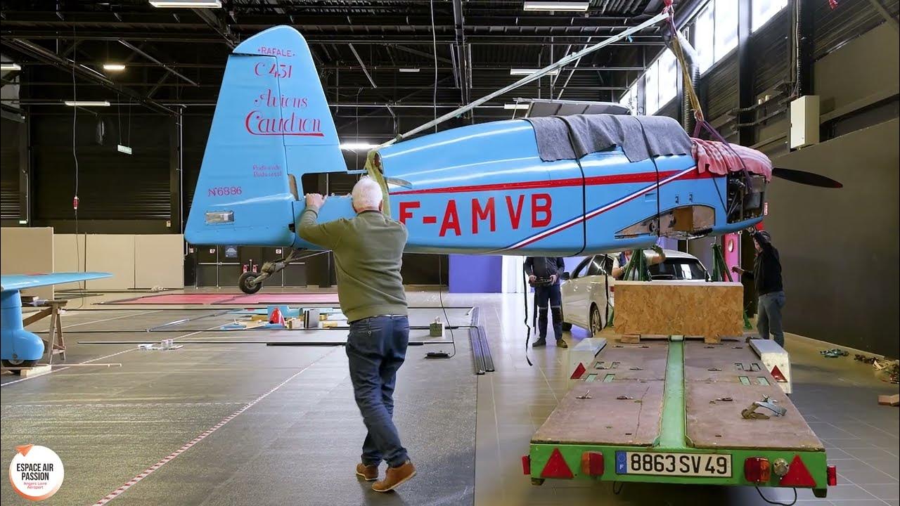Voyage du Caudron Rafale à la Foire d'Angers - YouTube