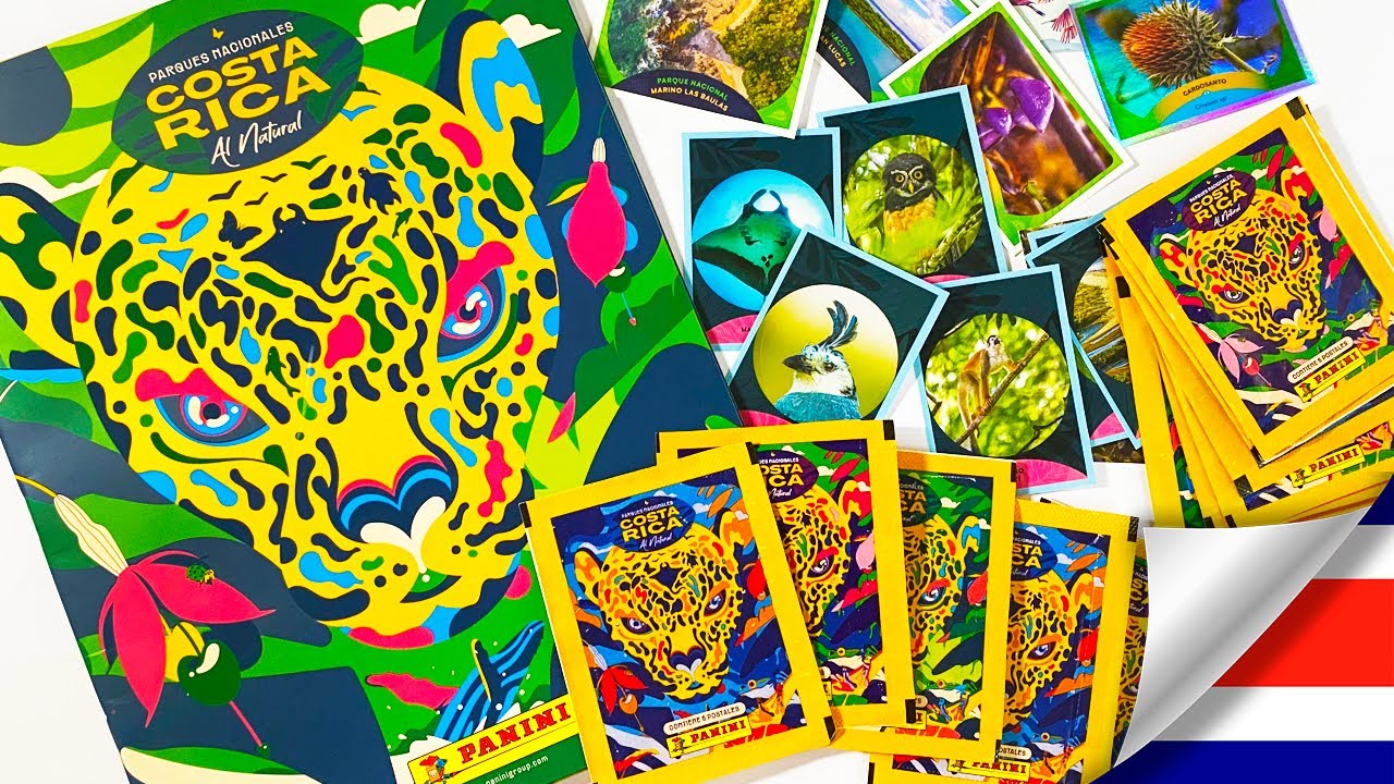 🐸 ¡PANINI hizo un álbum con CAUSA! - Costa Rica Parques Nacionales 2023 ...