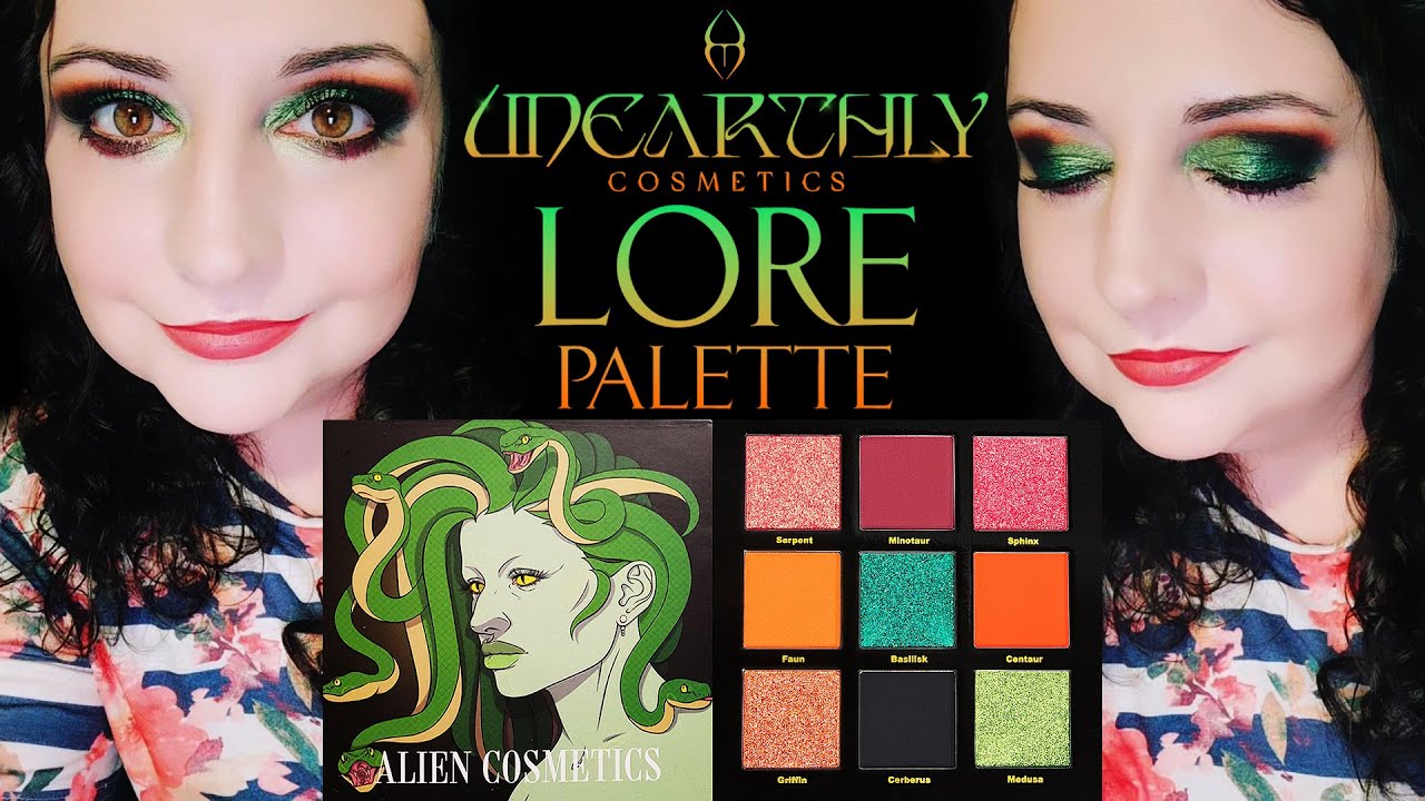 NEW!!! Unearthly Cosmetics Lore Palette Review and Tutorial - YouTube
