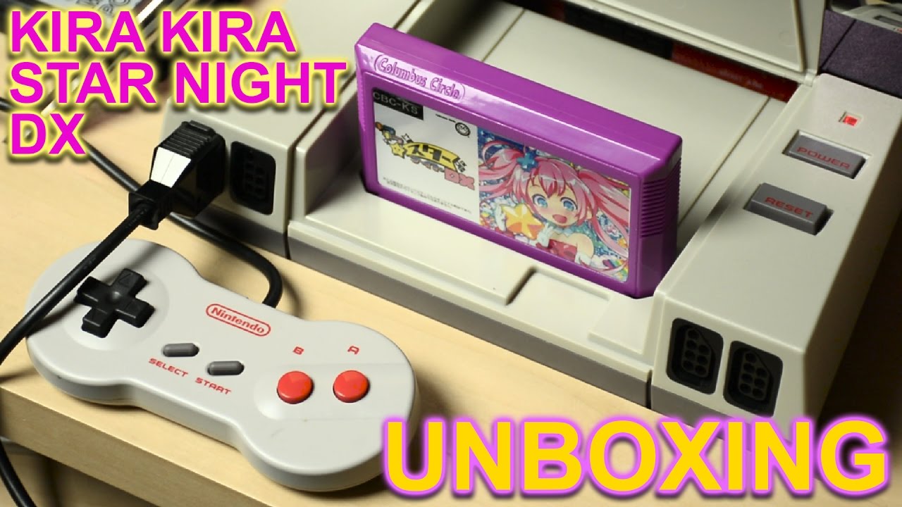 Kira Kira Star Night DX - New Famicom Game Unboxing - YouTube