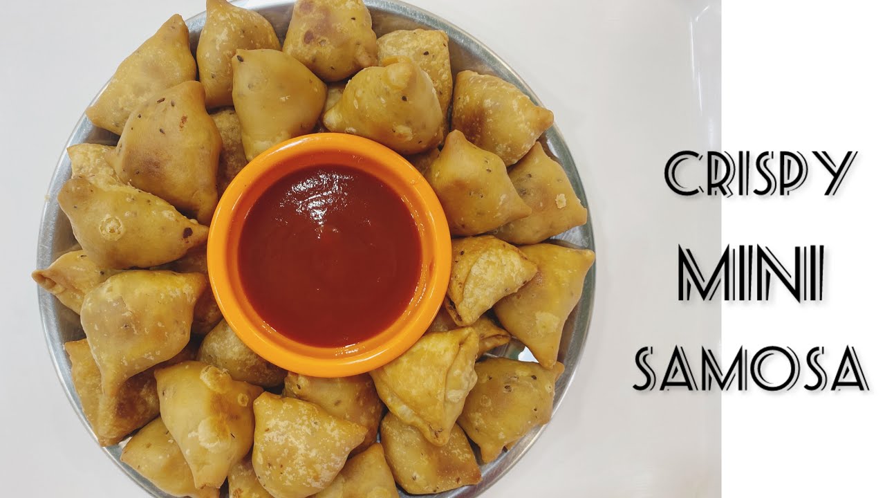 Crispy mini samosa 😋!!Breakfast recipe mini samosa!!samosa recipe!!how ...