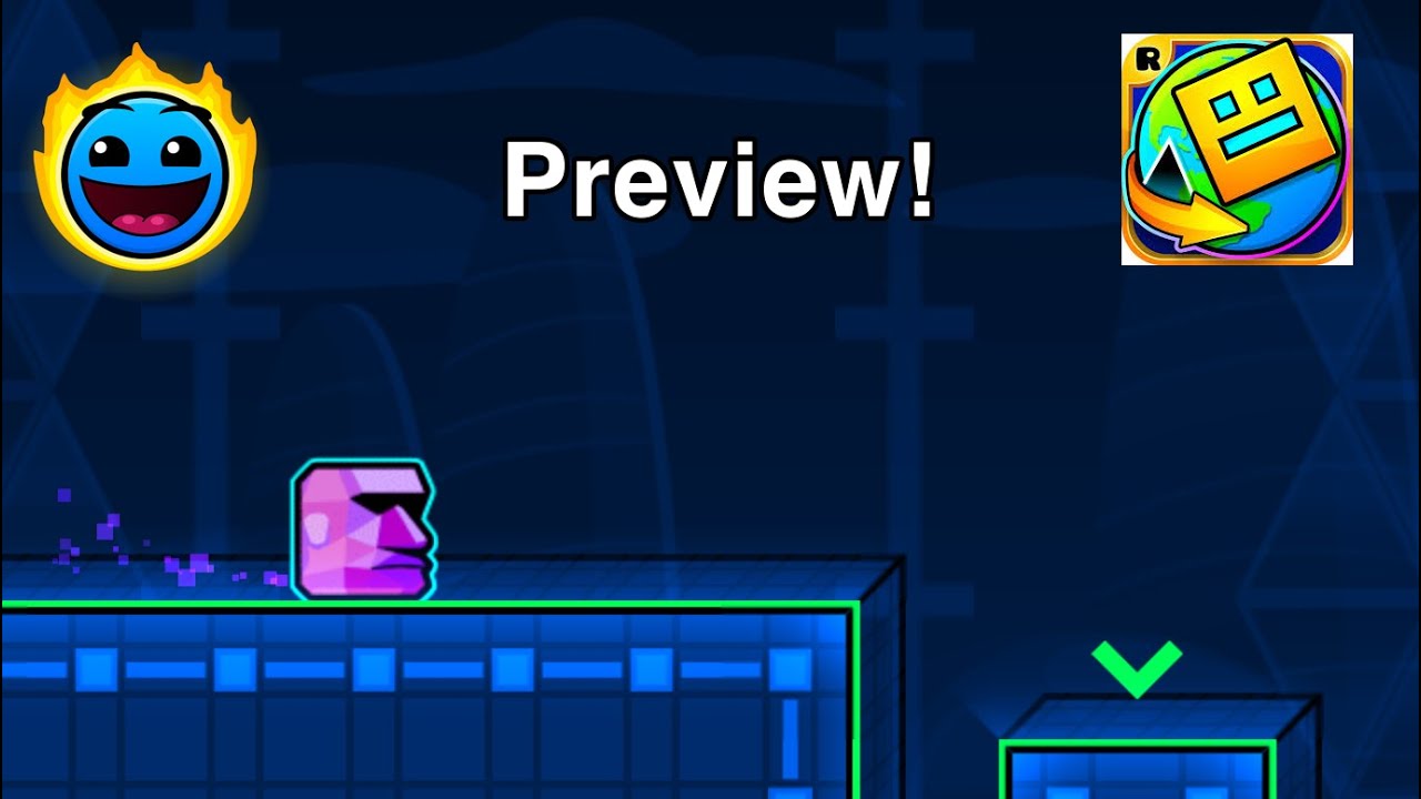 Simple GD World Inspired Level Preview :) - YouTube