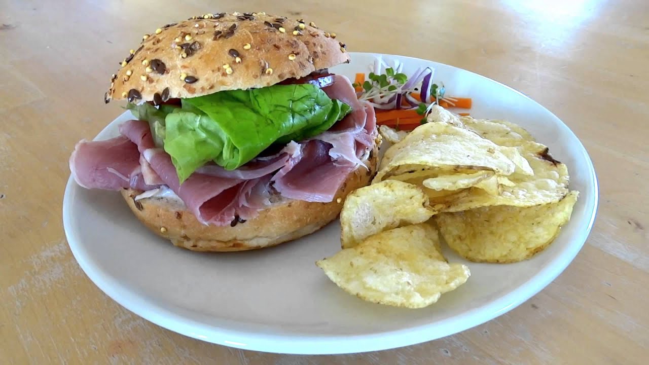 Homemade Ham Sandwich Cottage Scone Perth Perthshire Scotland - YouTube