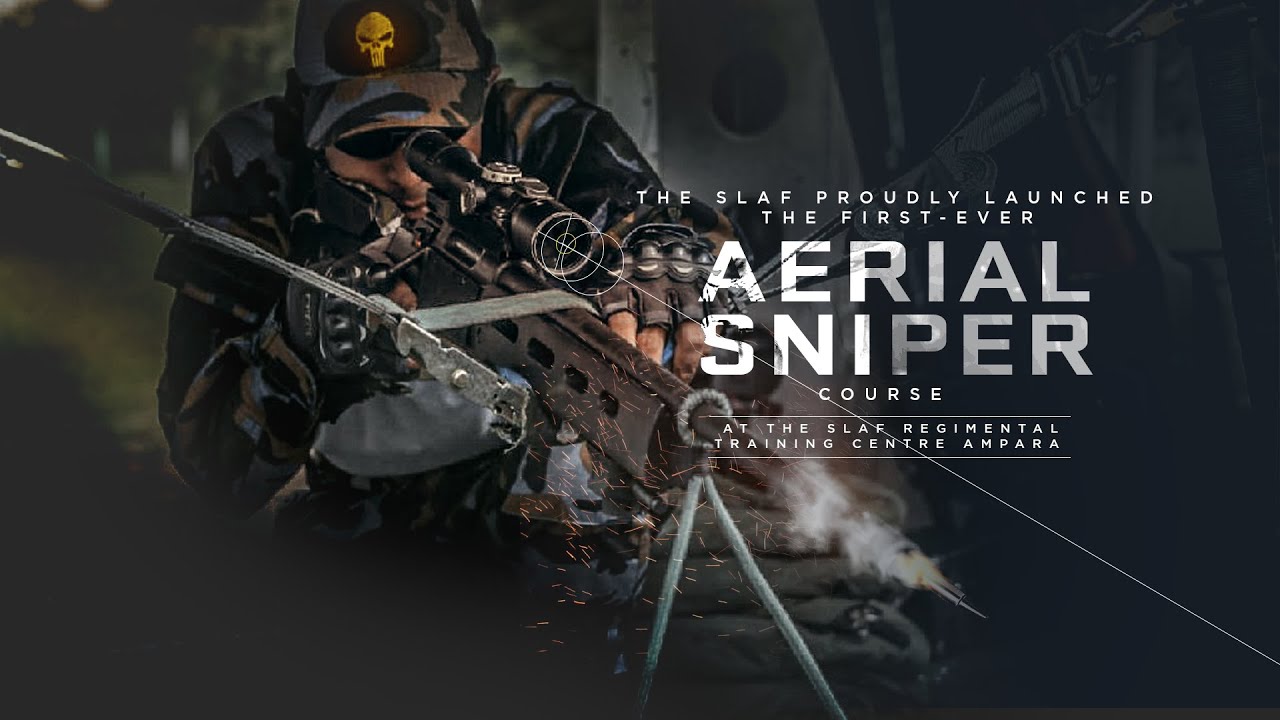 SLAF proudly launched the first-ever Aerial Sniper Course - YouTube