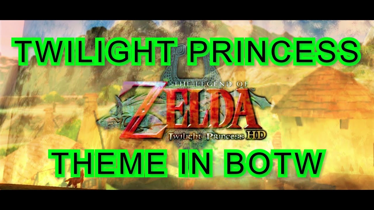 Secret Twilight Princess title theme in Hateno Village theme. - YouTube