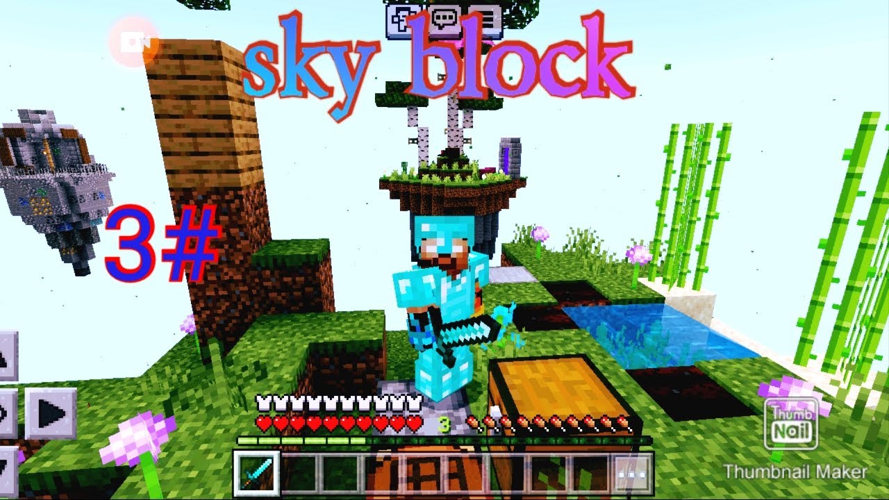 Minecraft sky block Survival series (episode 3)#viral #gaming #viral ...